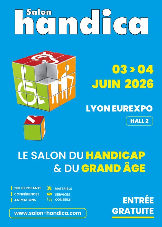 Salon Handica – 3 & 4 juin 2026 – Lyon Eurexpo : Centre de Ressources ...